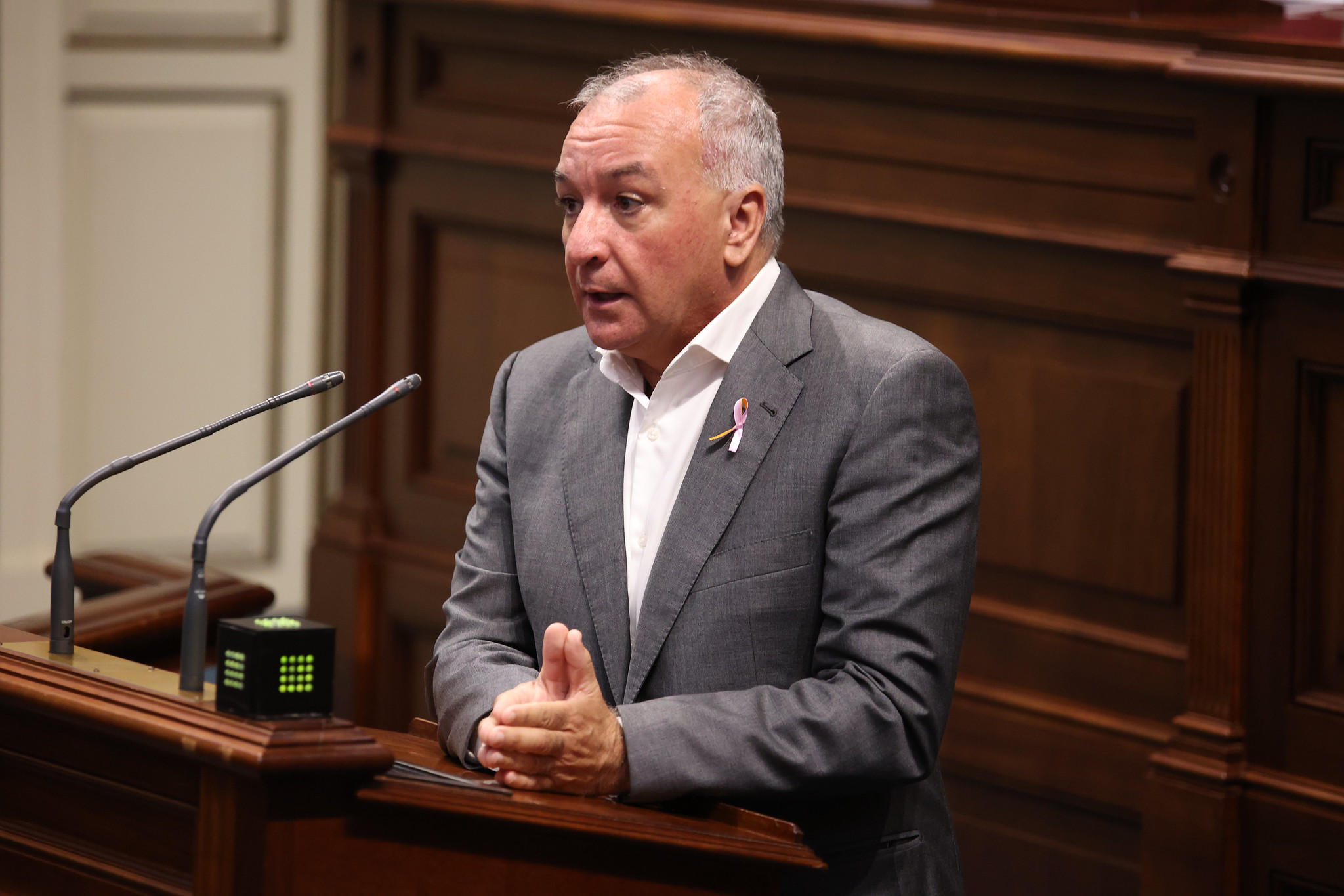 Luis Campos: «Lo que decida hacer Teodoro Sosa no incumbe a Nueva Canarias»